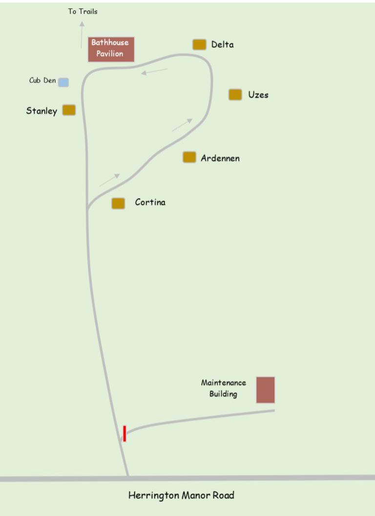 Glamping Site Map – Wild Yough Glamping Huts